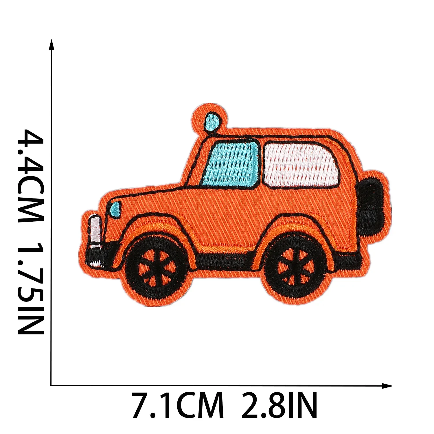 Special Vehicle Cartoon Embroidery Iron Patch Clothing Car Decal - Buy ...