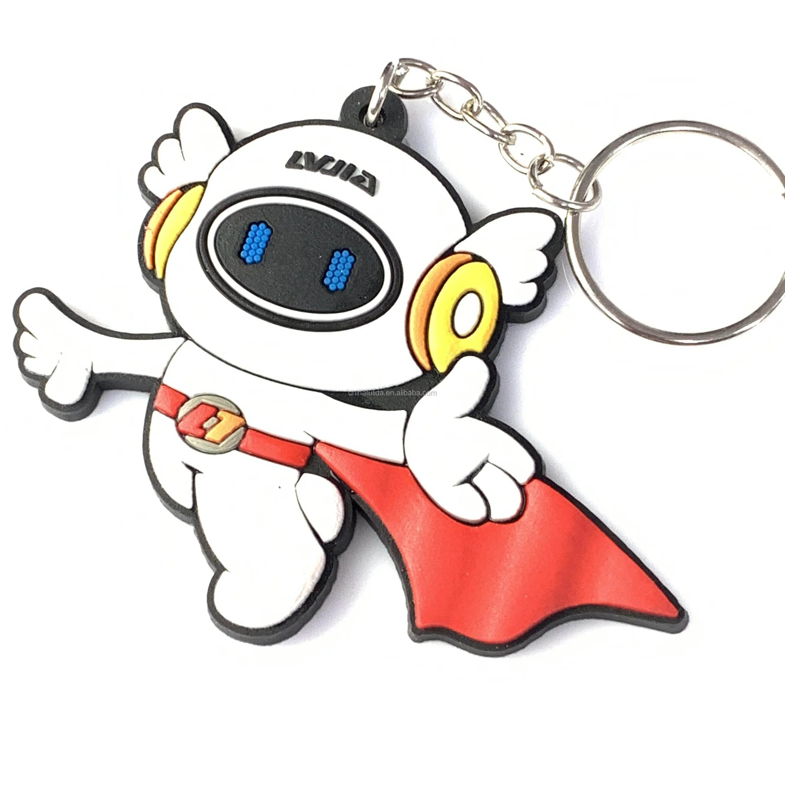 Custom Design 2d 3d Soft Pvc Rubber Keychain / Silicone Keyring - Buy ...