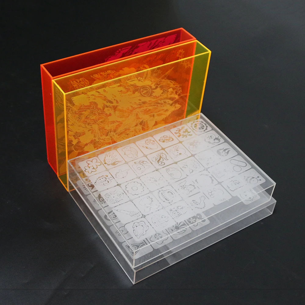 Frosted Clear Plastic Magazine Holder - Waterproof & Customizable