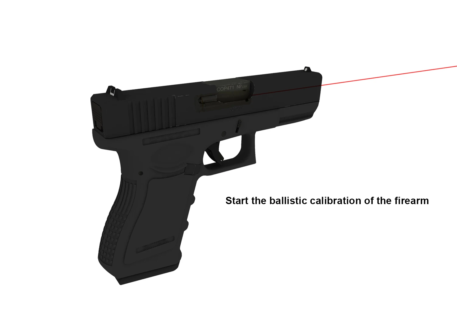 Ce Certified Brass Small Visible Red Dot Laser Bore Sight Caliber 45acp ...