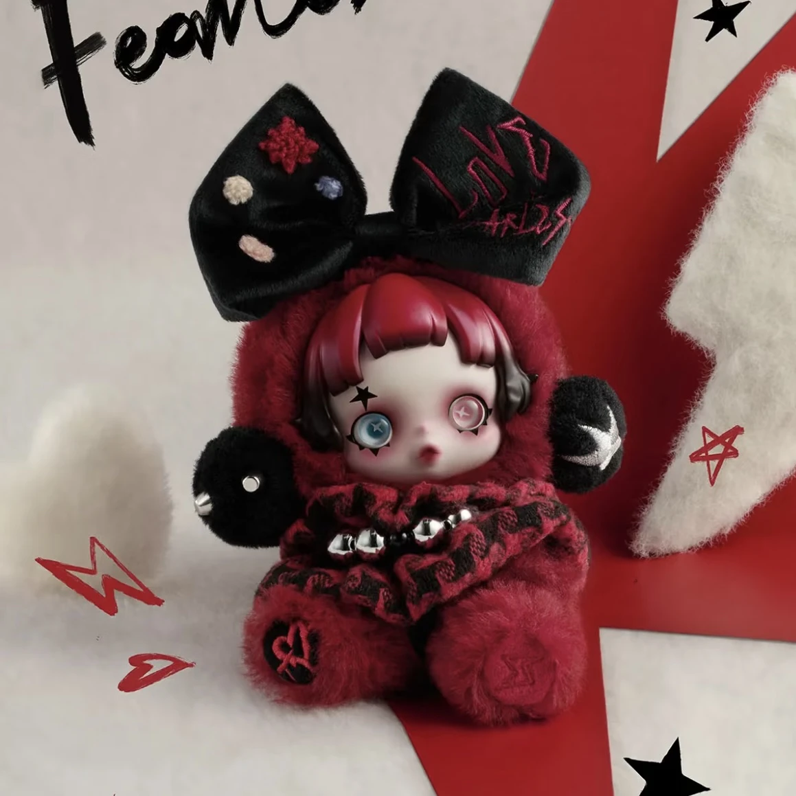 Pop Mart European Skullpanda Stuffed Elevator Limited 6Khz Collection ...