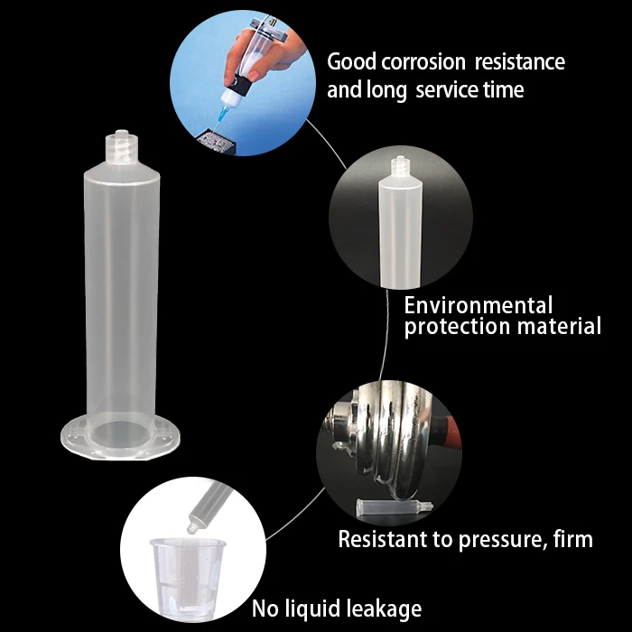 Us Type Liquid Cylinder Cartridge 30cc Barrel Glue Dispenser Syringe ...