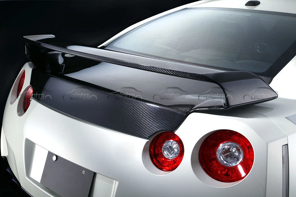 Oem Style Carbon Fiber Rear Trunk Boot Cover For Nissan Gtr R35 2008 ...