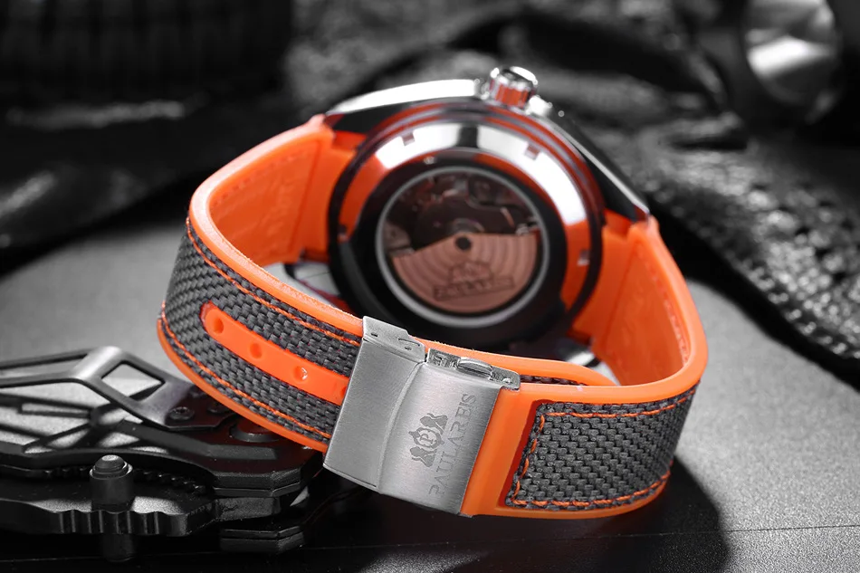 2026 New Automatic Mens Watch Mechanical Self Wind Movement Canvas ...