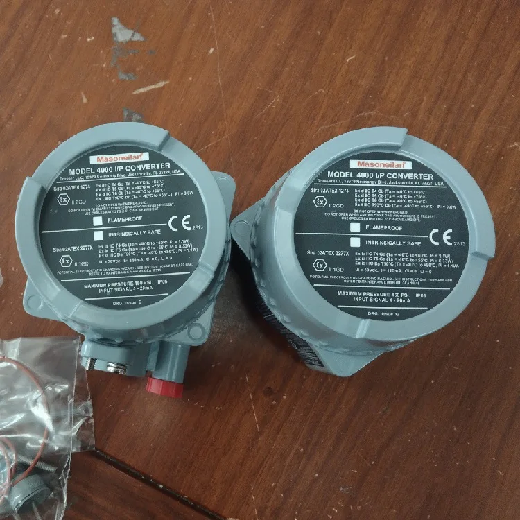 New Masoneilan Intelligent Valve Positioner 4700e/4700p/4800e/4800p ...