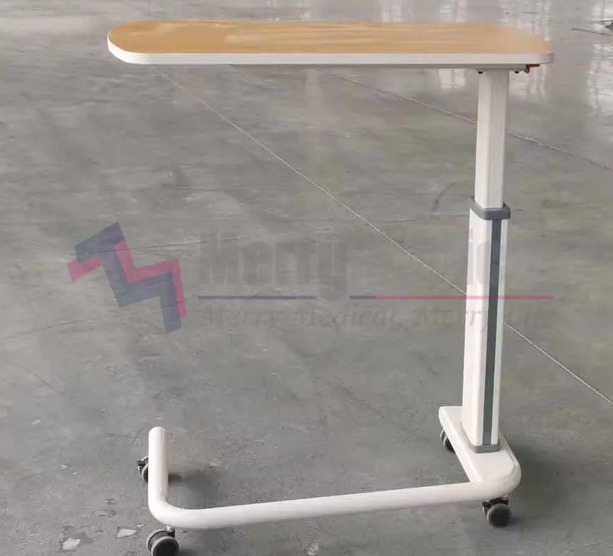 U-base Heavy Duty over Bed Table - Swivel Hospital Table