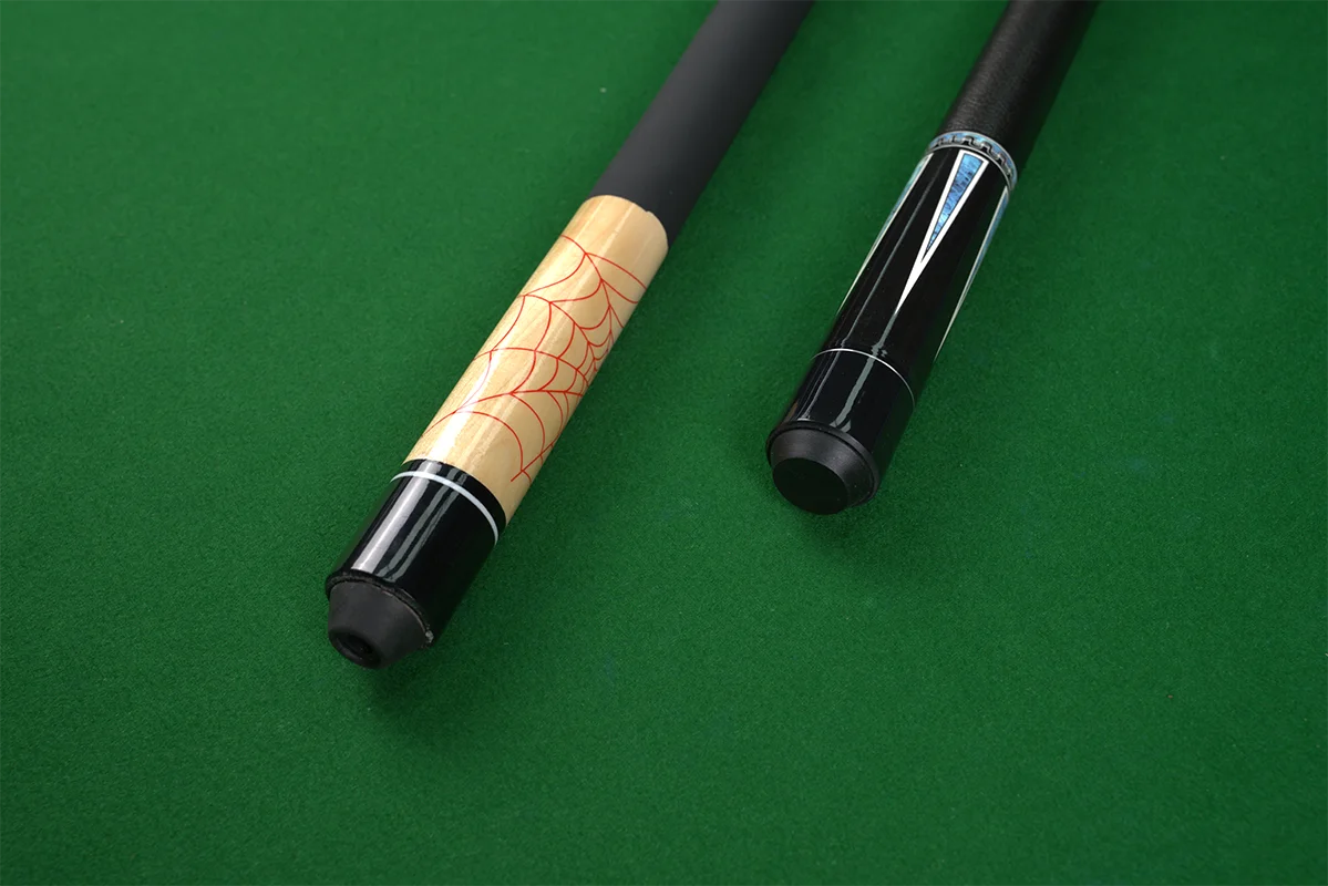 Mixed Style Multi-Design 1/2 Pool Cue Maple Wood Snooker Cue with ...