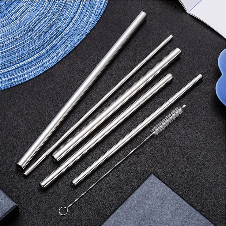 Portable Folding Foldable Drinking Collapsible Reusable Metal Straw ...