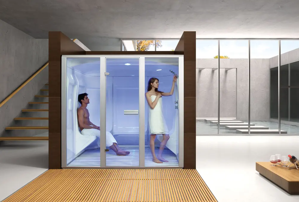 Steam Shower with Massage Steam Sauna Cabin - Swankia