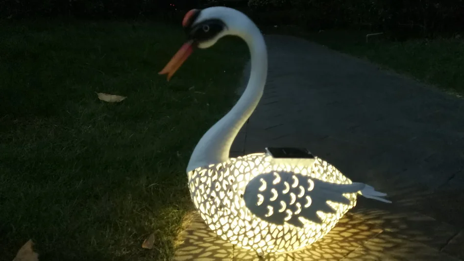Decorative Swan Lighting Outdoor Lights Garden Solar Light - Buy Solar ...
