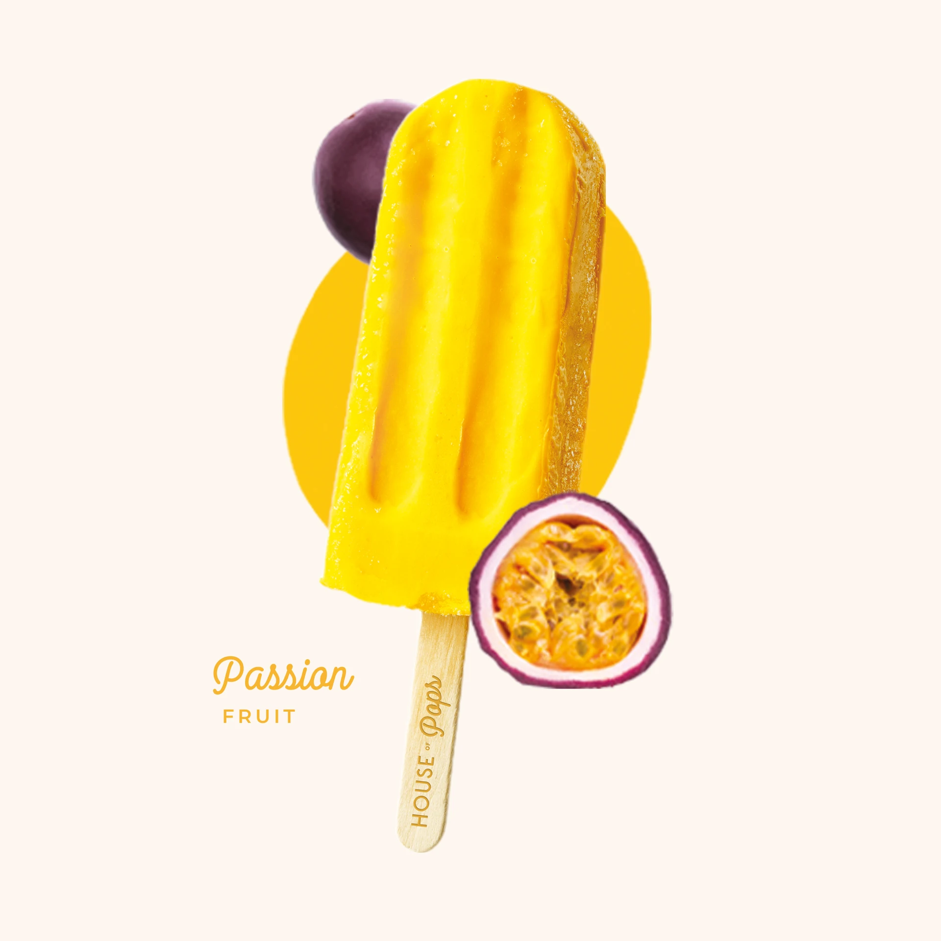 Wholesale Passion Fruit Natural Passion Fruit Fruit Pops 80 Ml Lollipop ...