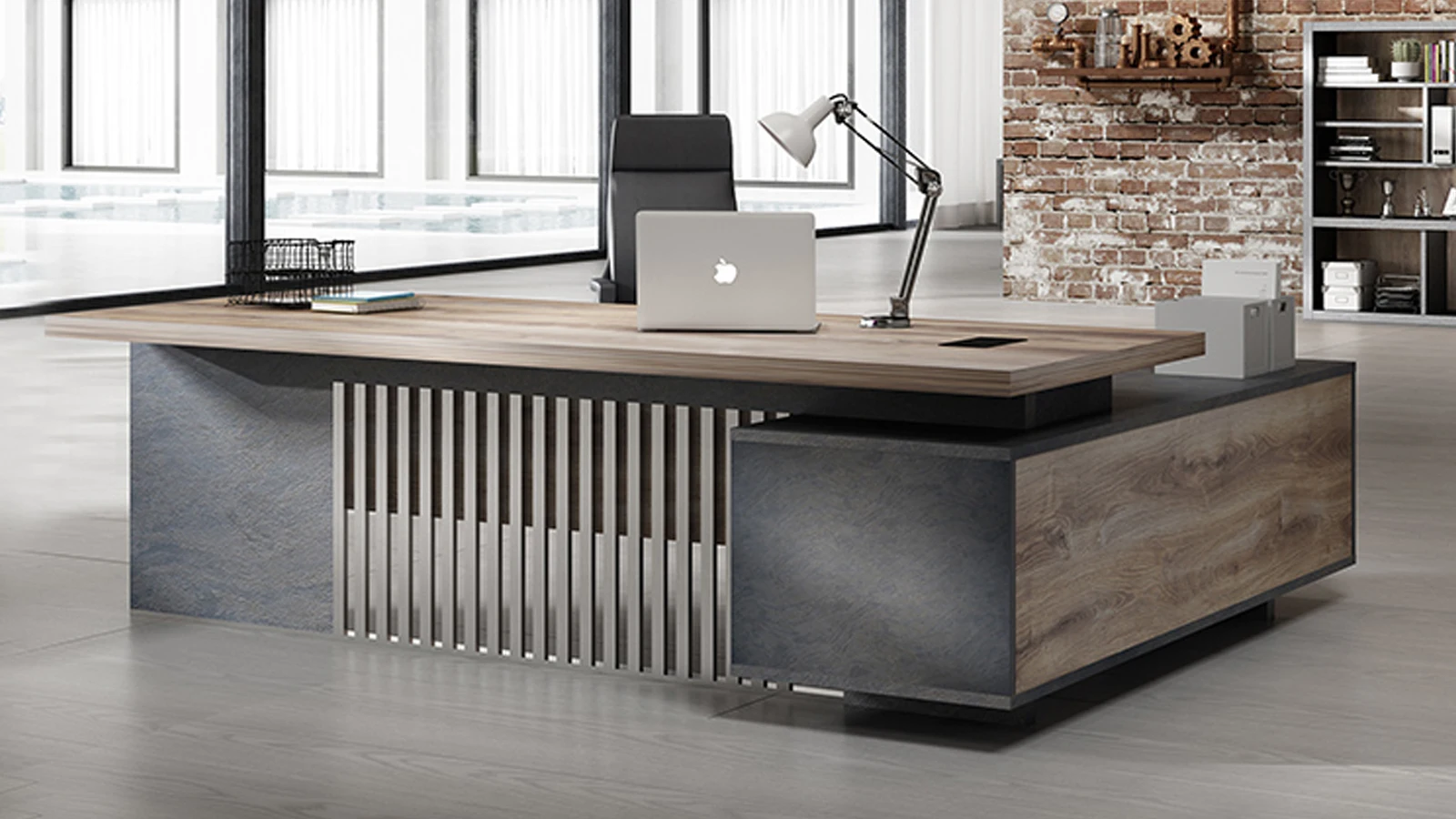Mdf A Forma Di L Tavolo Boss Design Moderno Ceo Office Manager ...