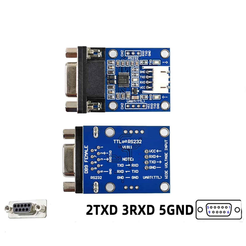 Taidacent RS232 to TTL Converter - Reliable Serial Port Solution