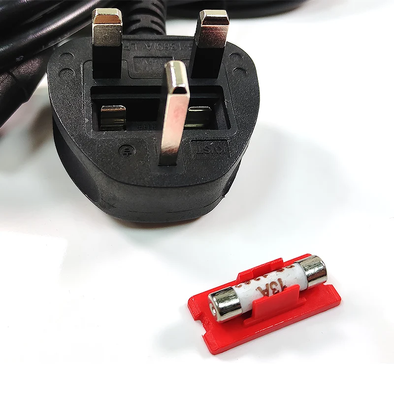UK 3 Pin Plug to IEC C13 Kettle Lead Power Cord - VELLYGOOD
