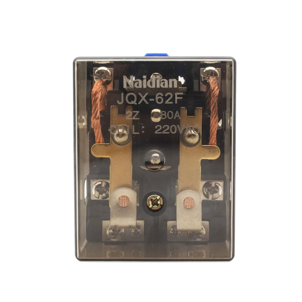 High Quality Transparency Case Jqx-62f 2z 12v 24v 220v Double Pole ...