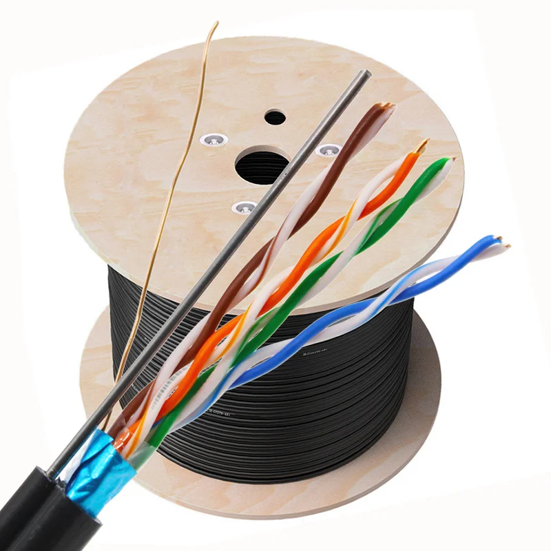 8-Core Indoor LAN Cable with 305m PVC Jacket 100m Cat6 UTP Cable Reel ...