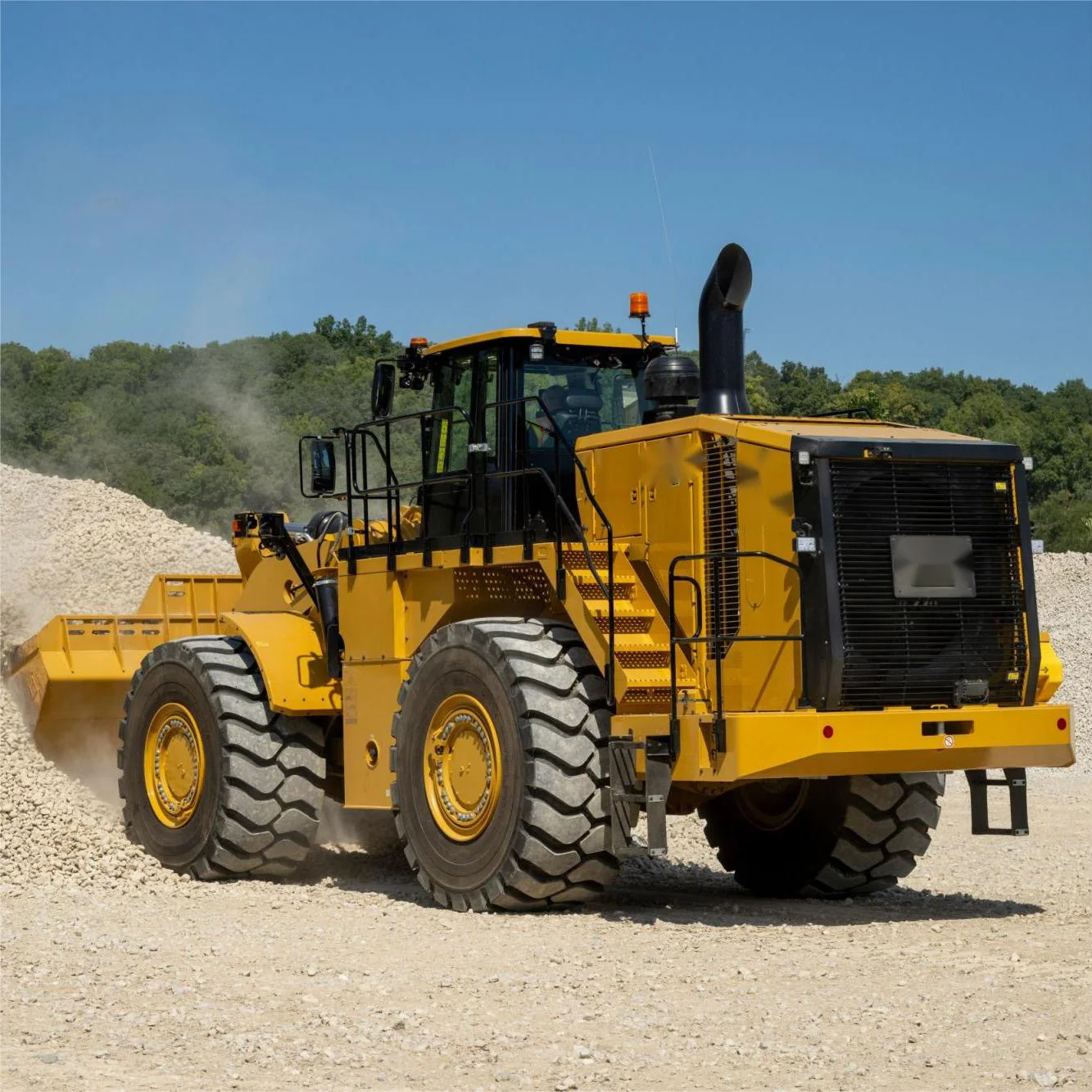 982 301kw 33510kg Hydraulic Front Wheel Loader With 12cbm Bucket - Buy ...
