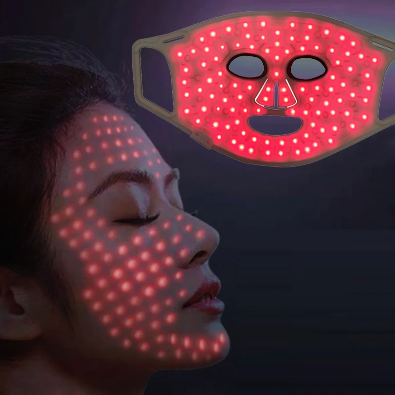 Redfy Customizable Facial Red Led Mask Beauty 3 Color Infrared Led ...