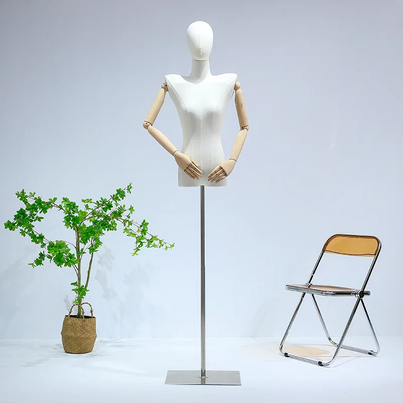 Clothing Store Shoulder Mannequin Female Large Flat Shoulder Shop Upper ...