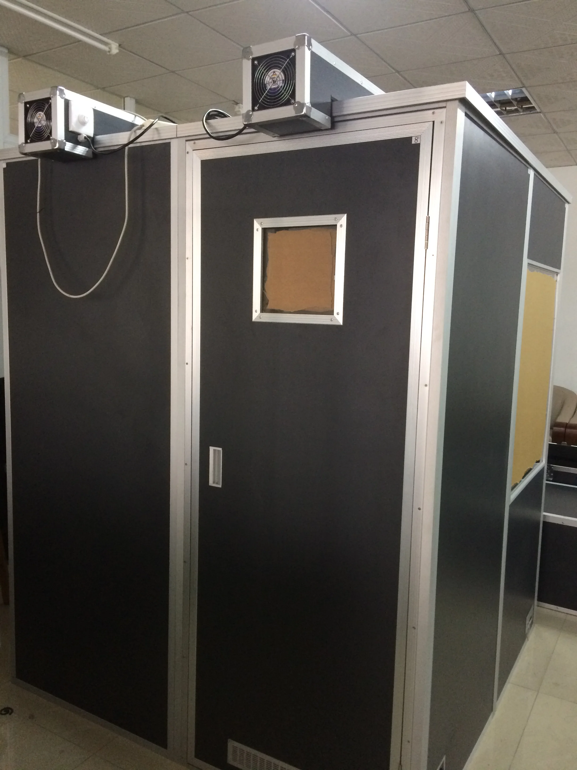 Yarmee Soundproof Simultaneous Translation Booth 2 Person Full Size ...