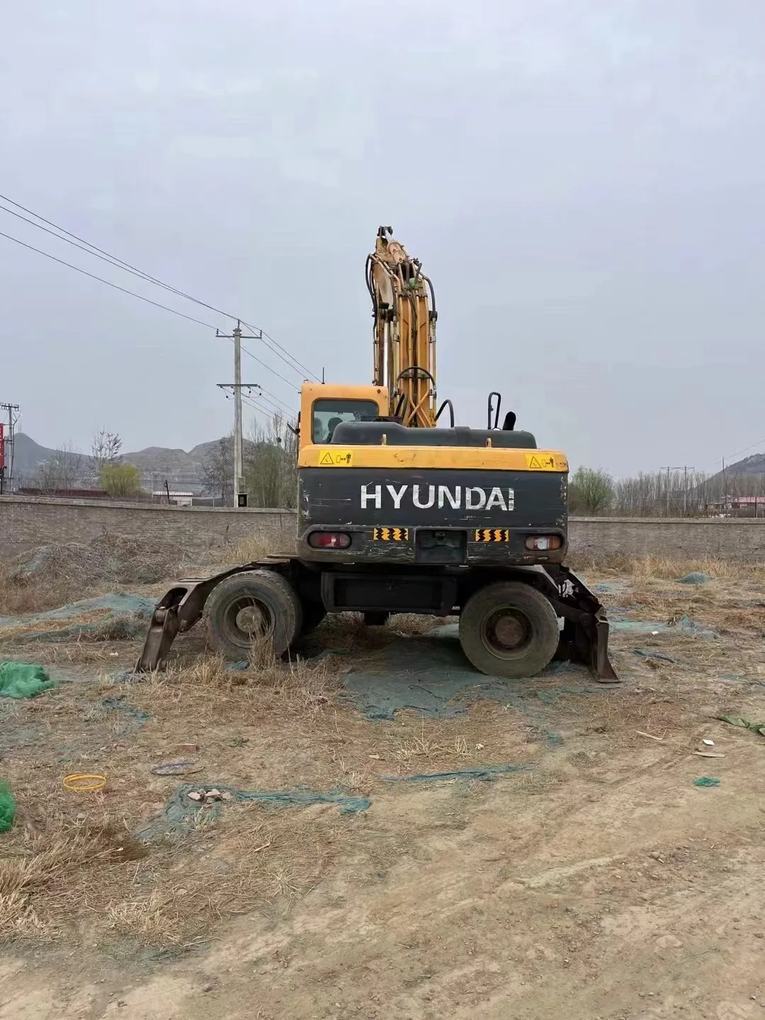 Good Condition Used R210w-9 hyundai Wheel Excavator for Sale , Hyundai ...