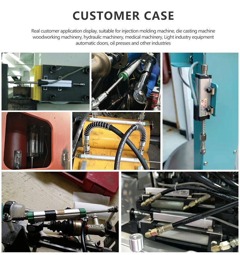 KTC 200mm Displacement Analog Measuring Linear Position Transducer Sensors