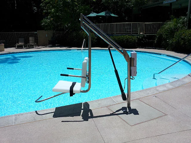 Aqualift Remote-Controlled Pool Lift for Disabled & Handicapped