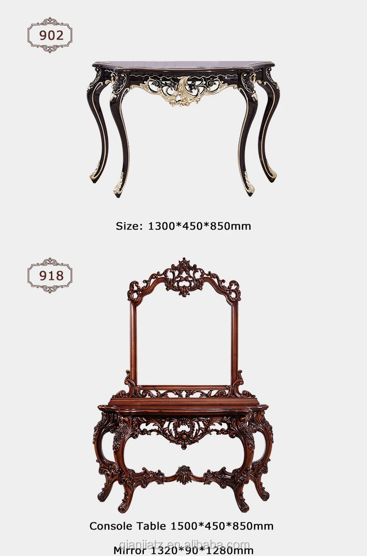Antique Reproduction Hall Table Antique Wooden Carving Console Table ...