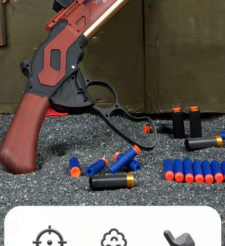 Winchester 1887 Soft Bullet Gun - Toy Lever Shotgun Model