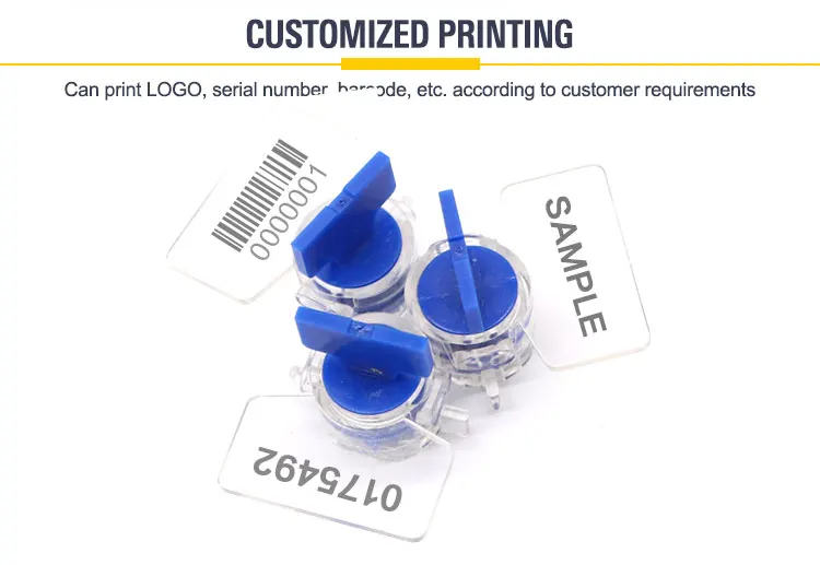 Jcms004 High Security Plastic Meter Seal Lock For Water Meter Electric ...