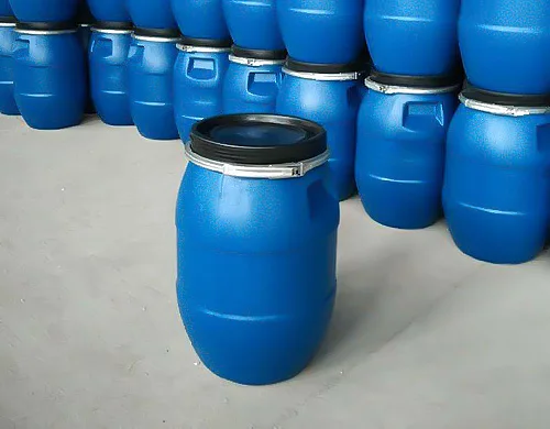 Brimful Volume 220L Open Top Blue Plastic Drum - 55 Gallons