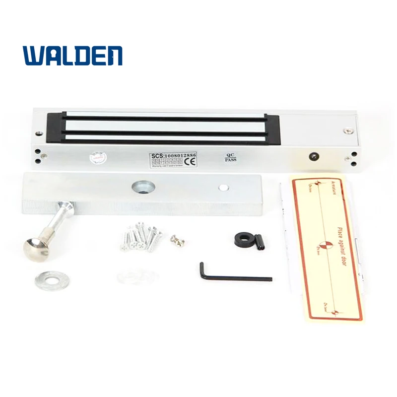 12v Electric Electromagnetic Lock Led Indicator 600lbs Holding Force 12 ...