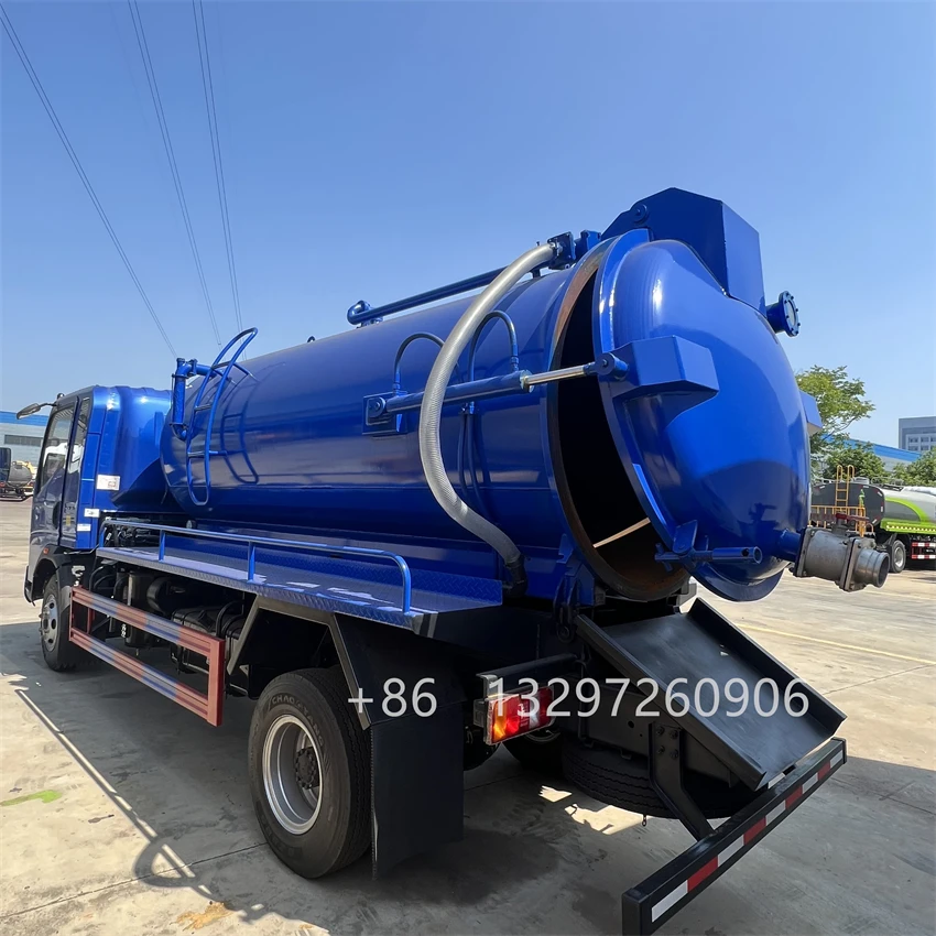 High Quality Factory Fecal Septic Tank Truck Sewage Suction Tank Truck ...