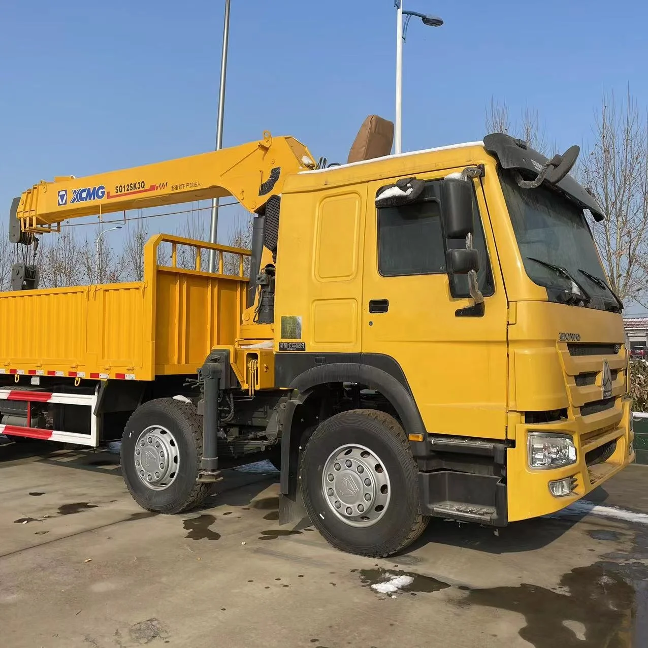 6-ton 8-ton 12 Ton Telescopic Boom Truck Mounted Crane For Sale - Buy ...