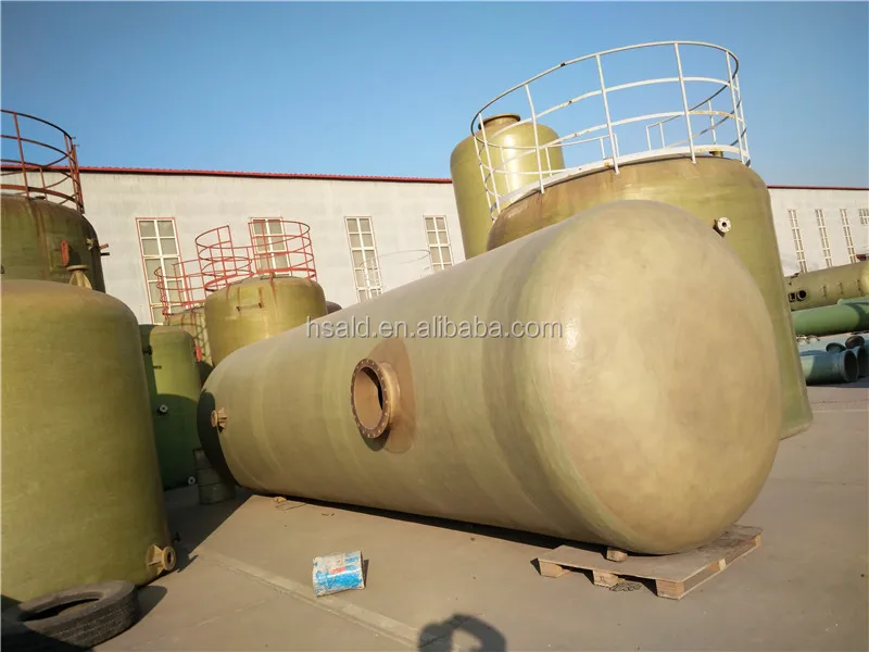 FRP Horizontal Storage Tanks for Naoh Solution - Durable & Versatile