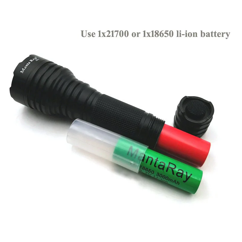 Manta Ray M45 - 2600lm LED Flashlight for Outdoor Use