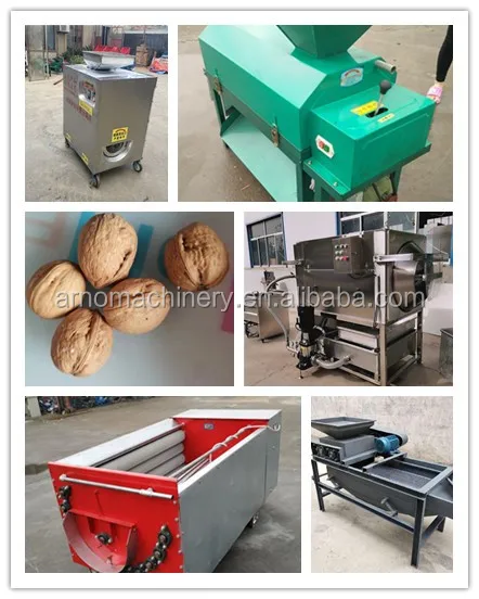Industrial Automatic Walnut Pecan Shelling Machine/fresh Walnut Skin ...