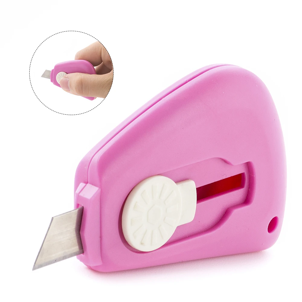 Pink Office School Stationery Cutting Letter Paper Safety Retractable ...