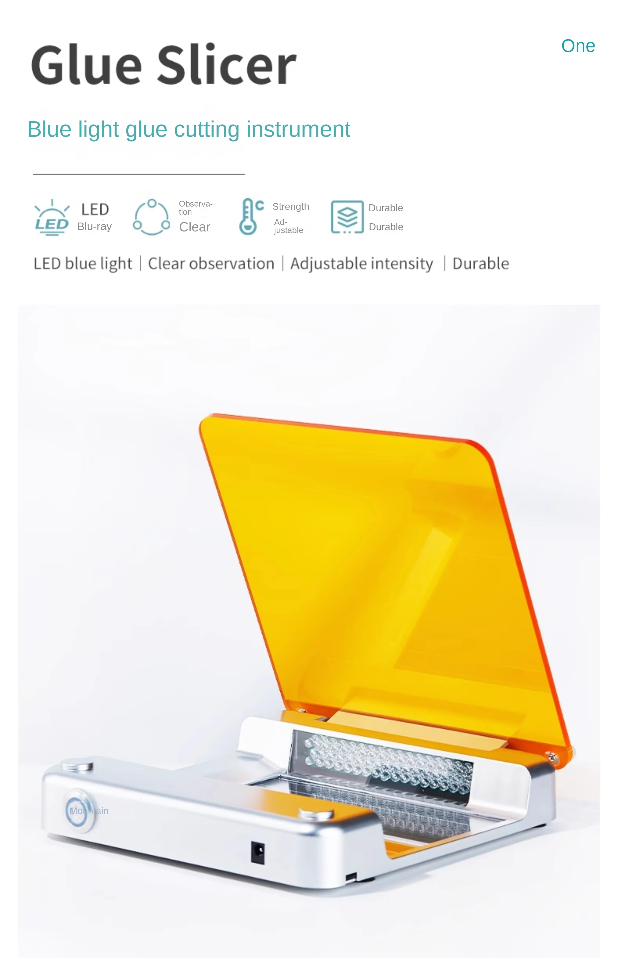 Ultra-Thin Blue Light Gel Imaging UV Projector Nucleic Acid Protein Lab ...