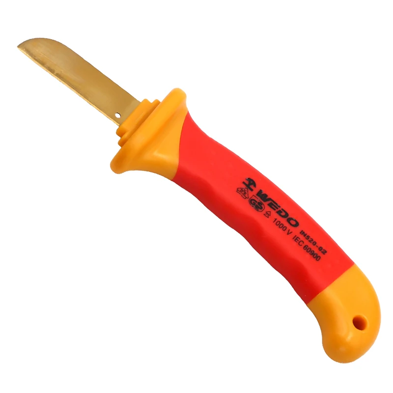 Wedo 1000v Knife Insulated Cable Knife(straight) Double Color Handle ...