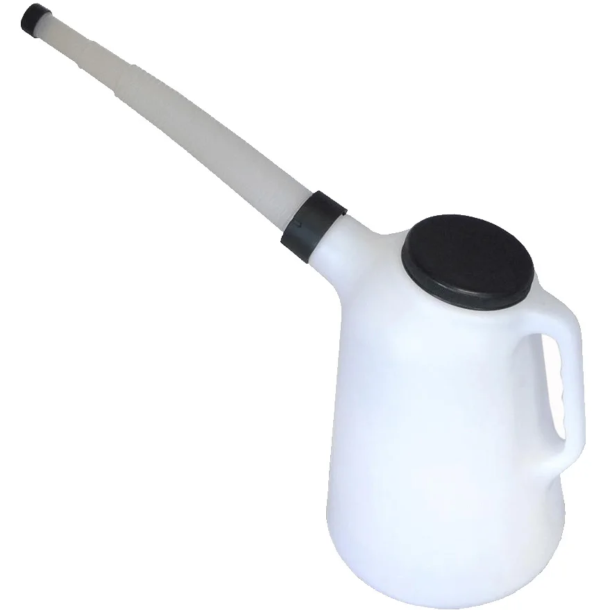 Plastic Oil Measure With Lid And Flexispout 2 Litre High Density ...