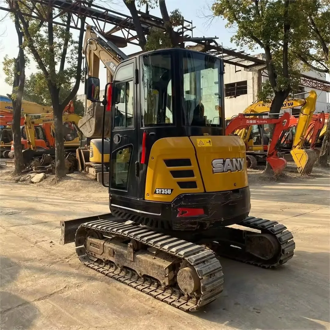 Sany Used Sy35u Excavator Sy26u Sy55c Sy16c Sy18u Mini Excavator ...