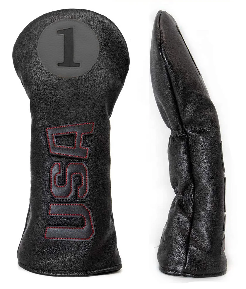Custom Luxury Golf Headcover - PU Leather Golf Driver Cover
