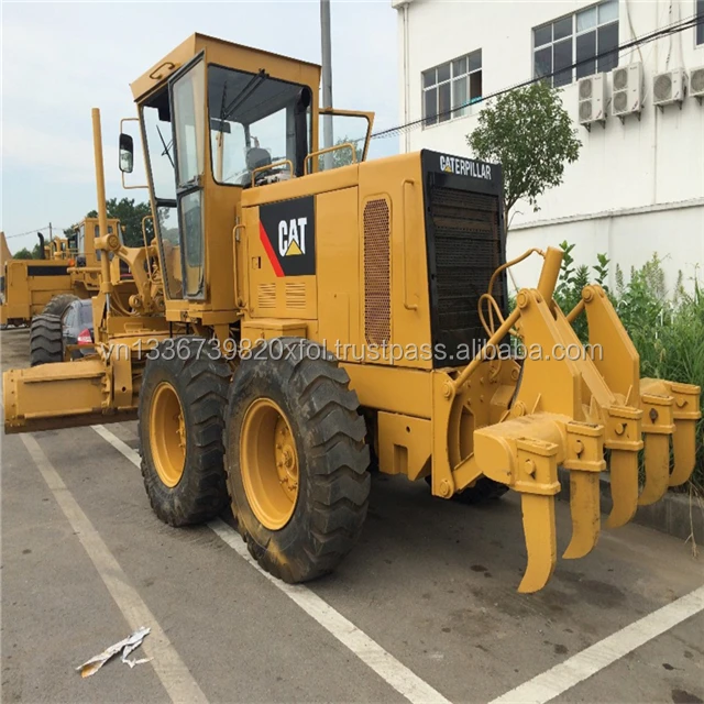 Japan Original Caterpillar 120h Motor Grader Used Cat 140k 120k 120h ...