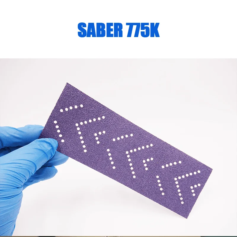 Saber 70x198mm Purple Abrasive Strips - 240 Grit Sandpaper