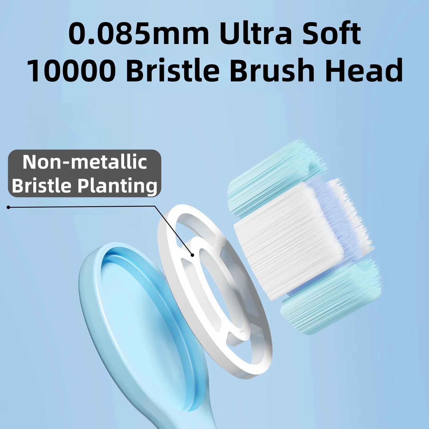 Smile Luna No.7006 Cute Cartoon Space Bear Kid Toothbrush