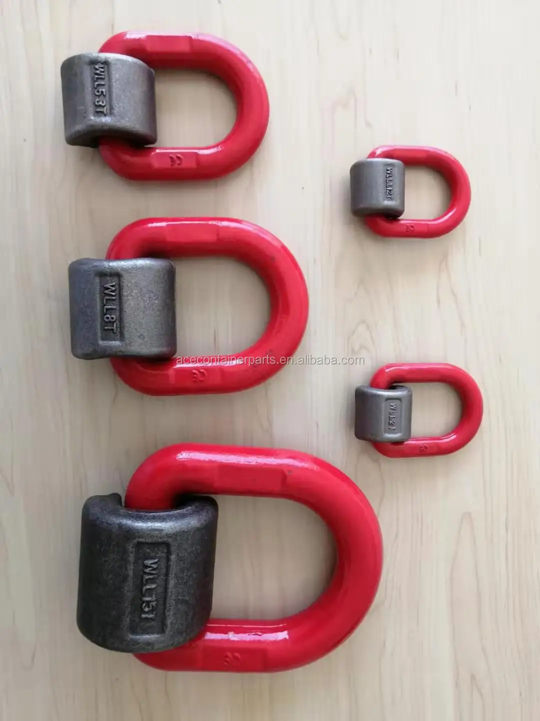 1.12T 2T 3T 5T 8T 15T Alloy Steel D Rings for Container Lashing