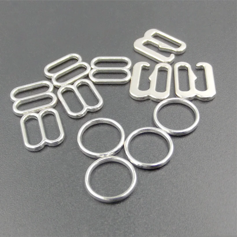 Rose Gold 8mm Metal Ring Slider Hook In Nickle Free - Buy Bra Ring ...