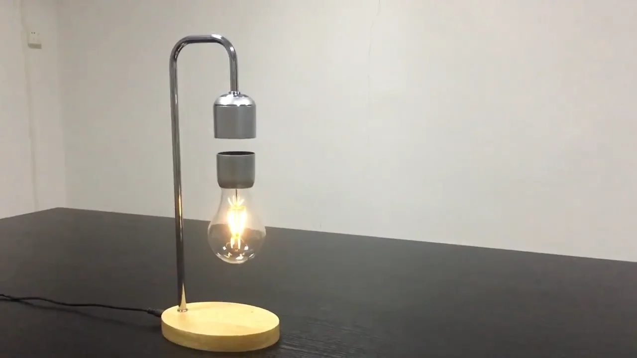 Creative Magnetic Suspension Led Bulb Table Light Maglev Wireless ...