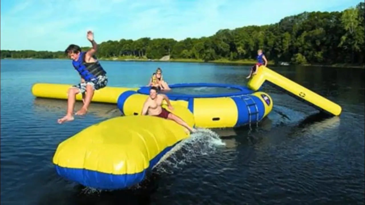 Custom Tarpaulin Pvc Inflatable Water Jump Bouncer Trampoline Blob ...